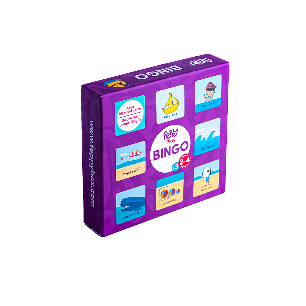 Bilingual Bingo Game to Learn Spanish and English Vocabulary - Feppy