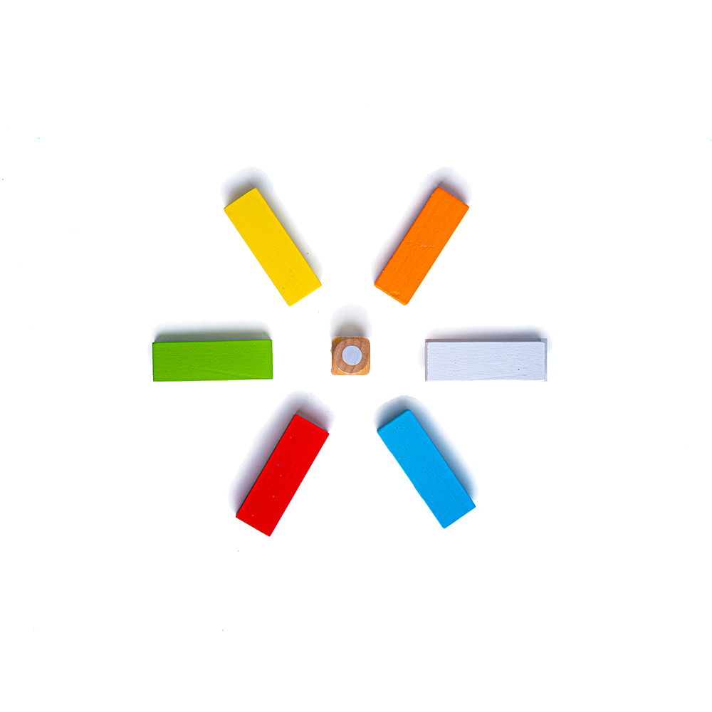 Tumbling Tower to Learn Spanish and English Color Names - Feppy